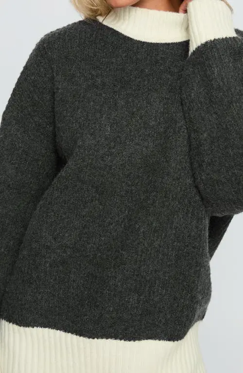 Princess Polly Color Blocked Pullover Sweater