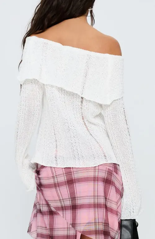 Princess Polly Off-the-shoulder Sweater