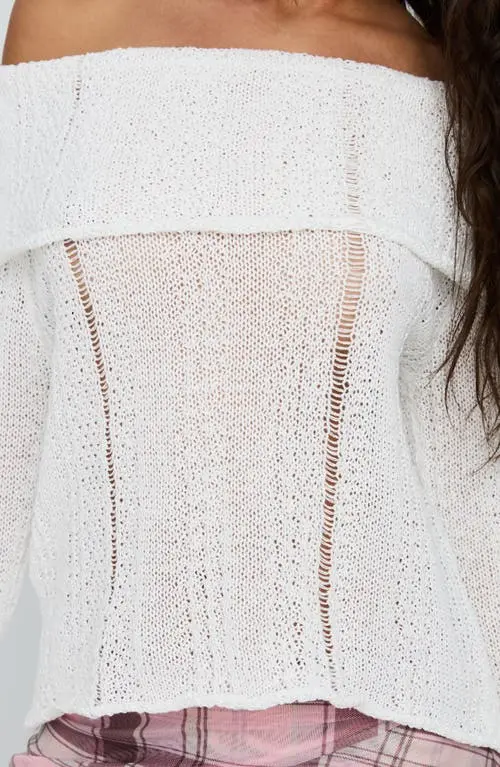 Princess Polly Off-the-shoulder Sweater