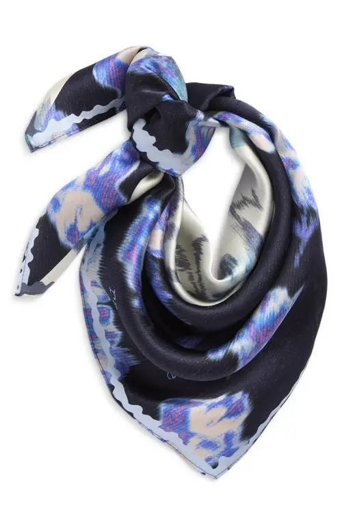 Rag & Bone Kit Silk Bandana Scarf - Navy