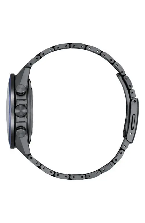 Citizen Attesa Satellite Wave Gps Gmt Bracelet Watch - Gray/blue