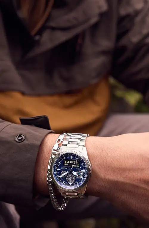 Citizen Promaster Skyhawk Eco-drive Chronograph Bracelet Watch - Gray