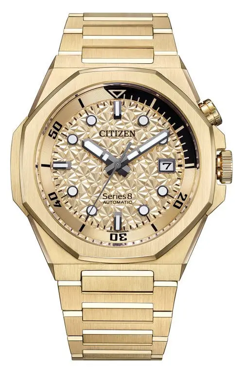Citizen Series8 Automatic Bracelet Watch - Goldone