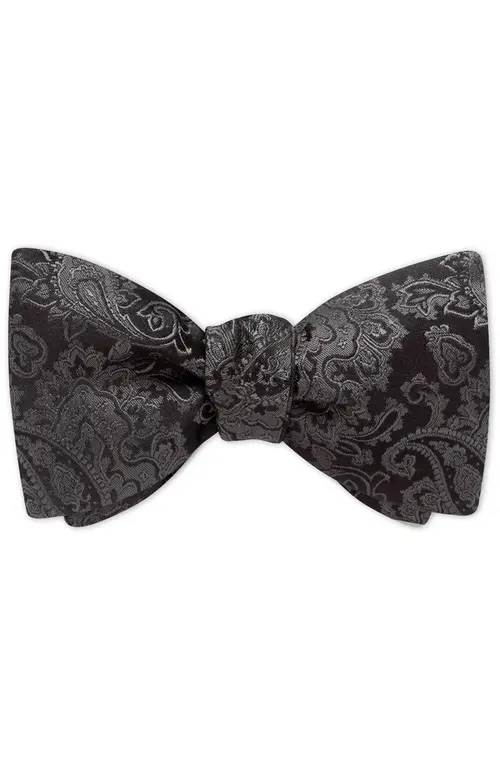 BEAU TIES OF VERMONT Solti Silk Woven Bow Tie - Freestyle