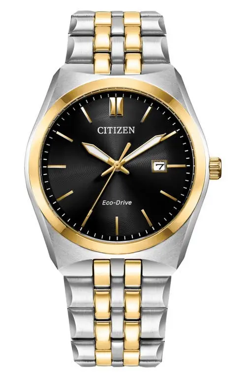 Citizen Corso Eco-drive Bracelet Watch - Black/two-tone