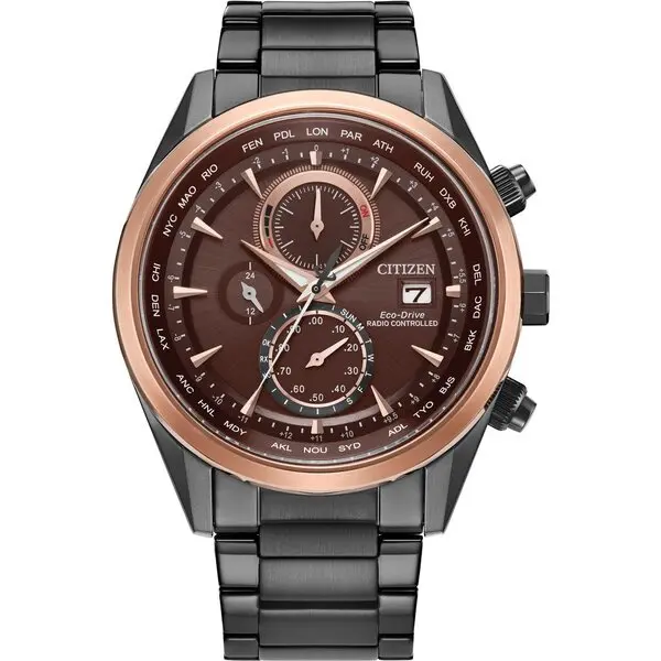 Citizen Sport Luxury Atomic Timekeeping Bracelet Watch - Gray
