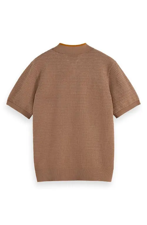 Scotch & Soda Structured Relaxed Polo - Amphora