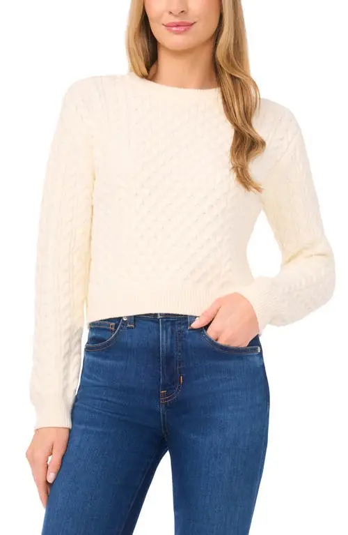 CECE DUPRAZ Cable Crewneck Sweater