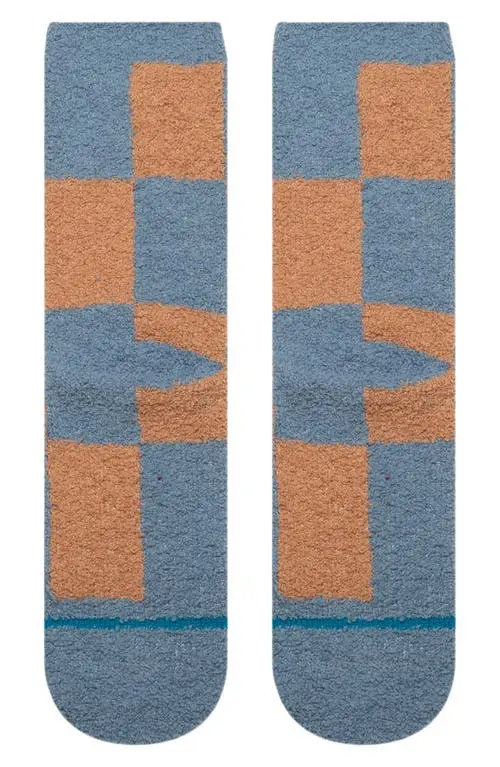 Stance Patchwork Crew Socks - Seablue
