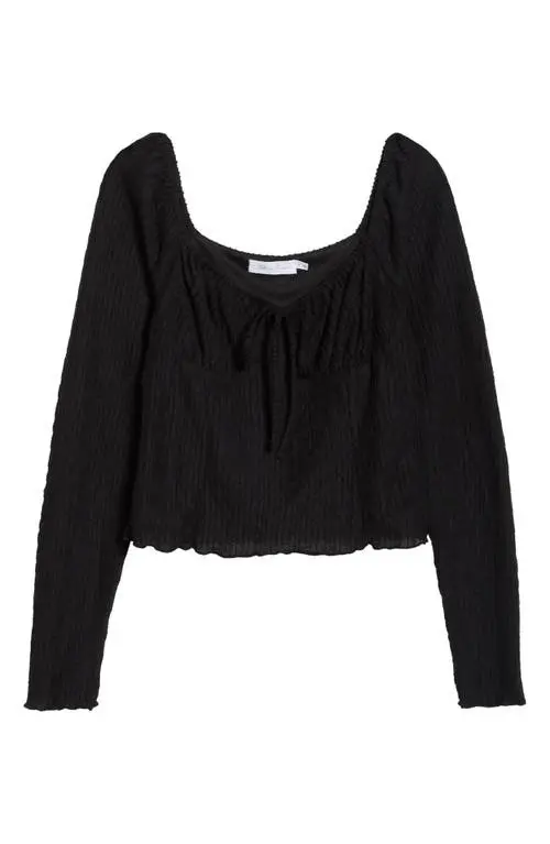 ALL IN FAVOR Lace Top - Black