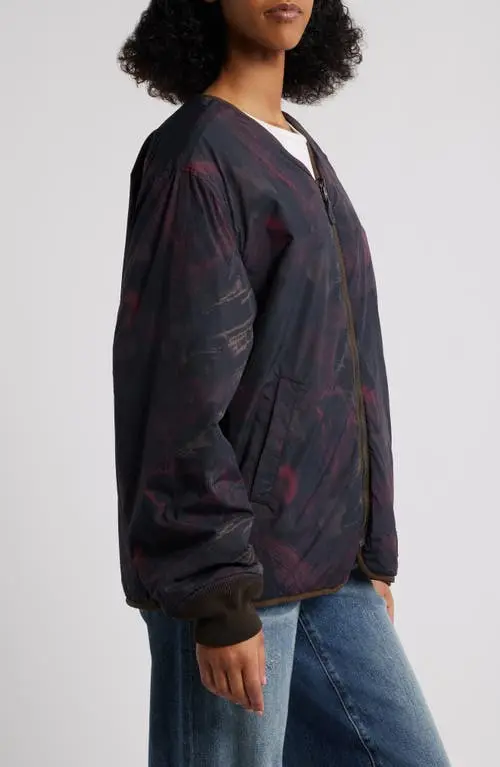 Alpha Industries Reversible M-65 Quilted Liner Jacket - Espresso