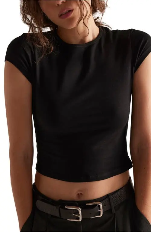 Free People Morning Pages Crop Baby T-shirt