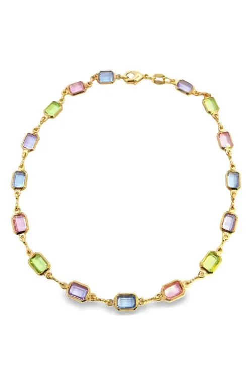 MACRAE & CO. X Sharina Crystal Anklet - Gold