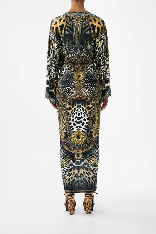 Camilla Long Split Front Twist Dress