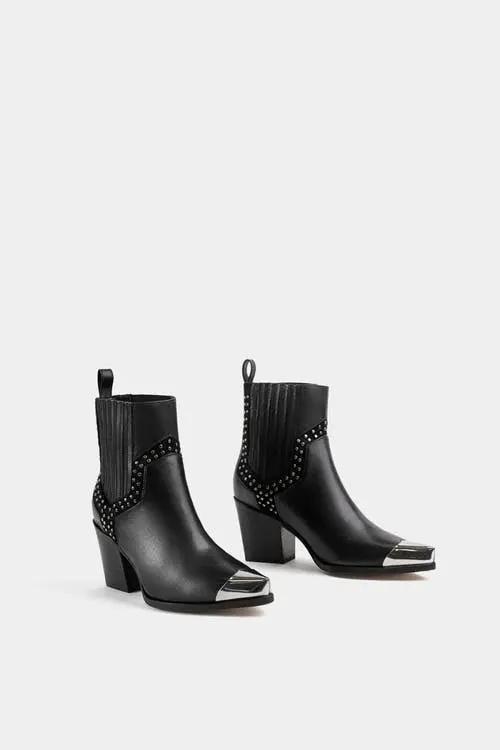 DANTE Leather Ankle Boots