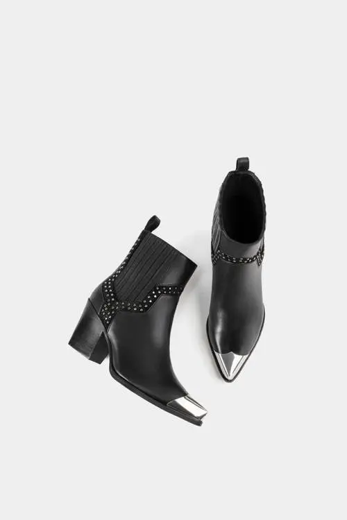 DANTE Leather Ankle Boots