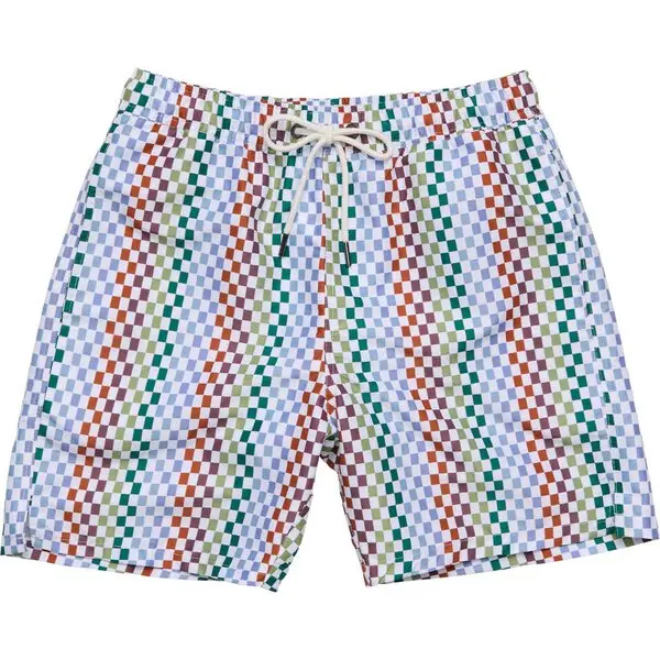 SNAPPER ROCK 4 Way Stretch Swim Short - Block Party