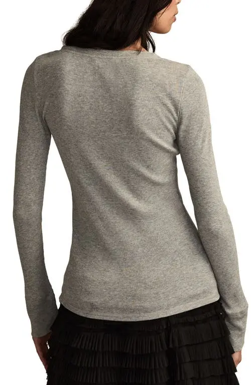 Lucky Brand Beaded Henley