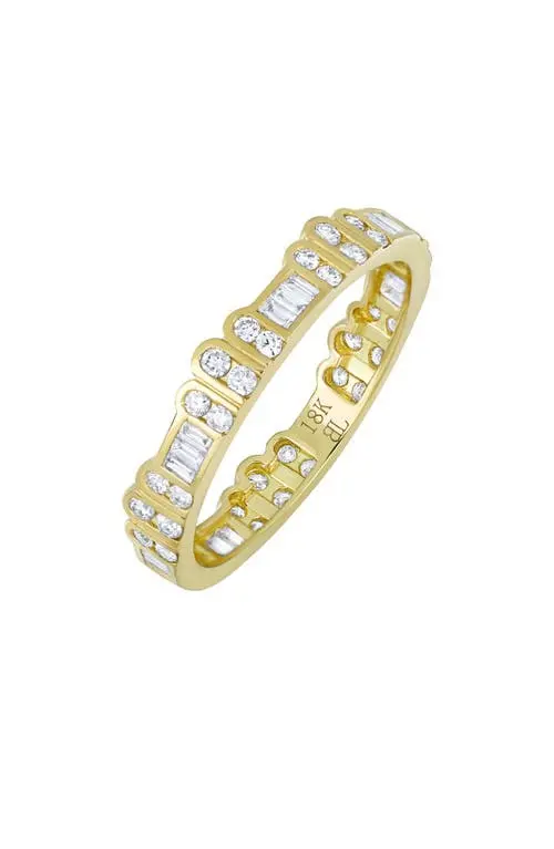 Bony Levy Florentine Stackable Diamond Ring - 18k Yellow Gold