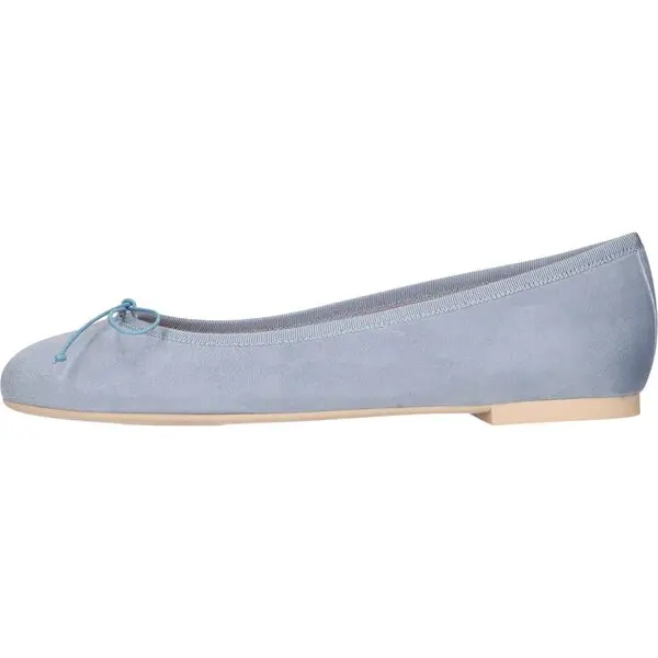 Pretty Ballerinas Round Toe Ballet Flat - Light Blue