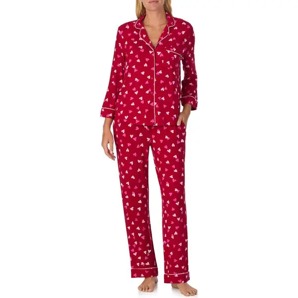 Kate Spade New York Print Pajamas - Red Multi