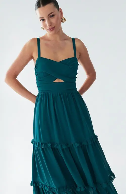 BWLDR Willow Maxi Dress - Teal
