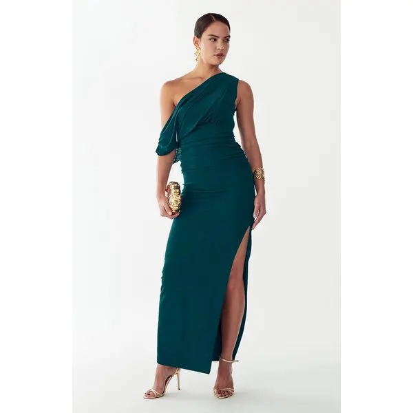 BWLDR Frea Maxi Dress - Emerald
