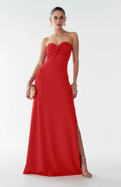 BWLDR Chase Maxi Dress - Red