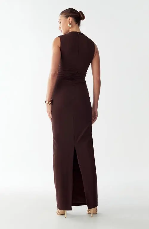 BWLDR Lana Maxi Dress - Chocolate