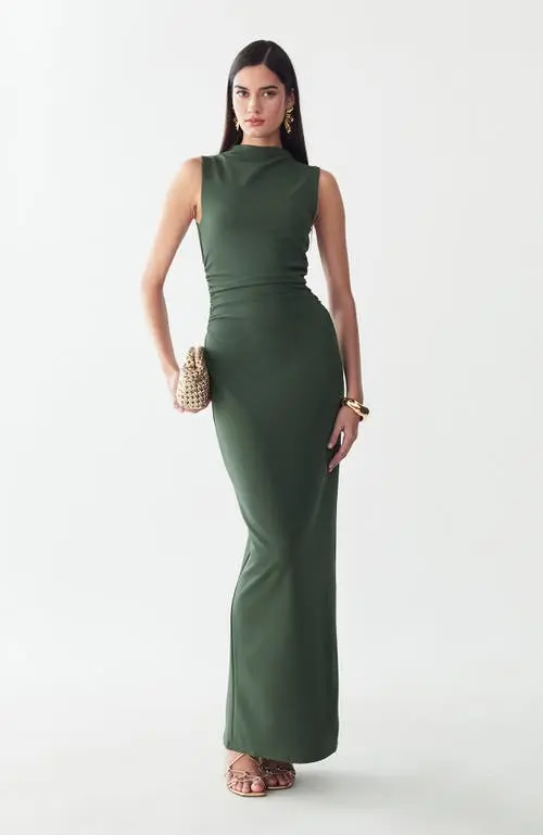 BWLDR Lana Maxi Dress - Olive