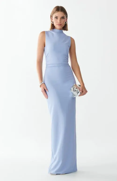 BWLDR Lana Maxi Dress - Sky
