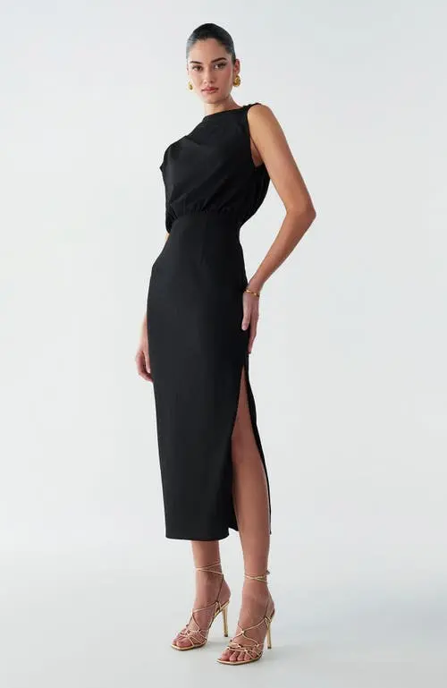 BWLDR Alias Midi Dress - Black