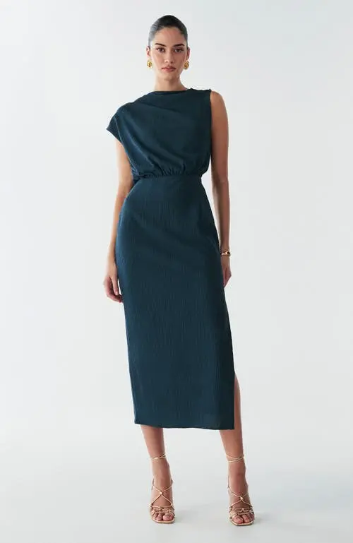 BWLDR Alias Midi Dress - Teal