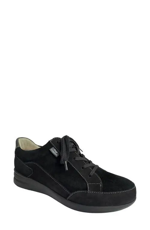 Finn Comfort Prato Sneaker - Black Dark Grey