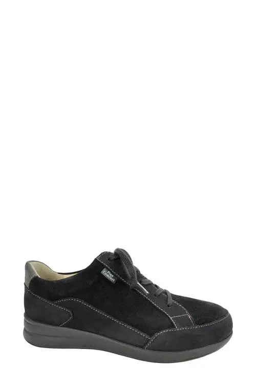 Finn Comfort Prato Sneaker - Black Dark Grey