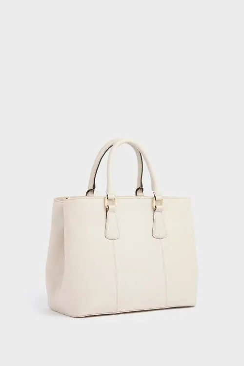 OSPREY LONDON The Adaline Leather Workbag - Dove