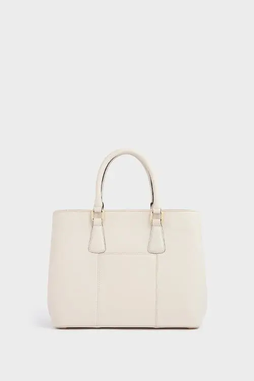 OSPREY LONDON The Adaline Leather Workbag - Dove