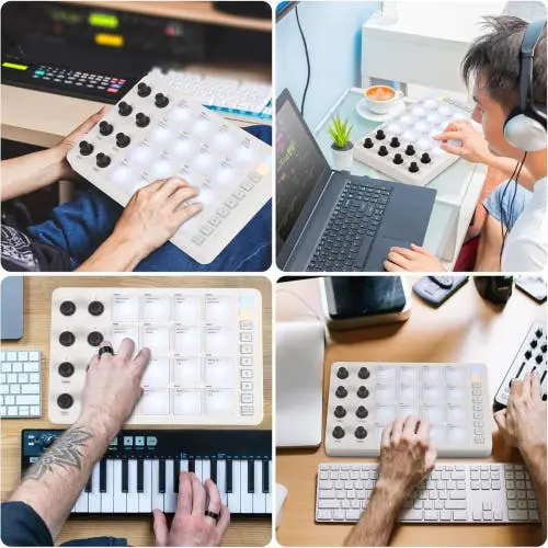M-WAVE Bluetooth Midi Pad Controller16 Pads