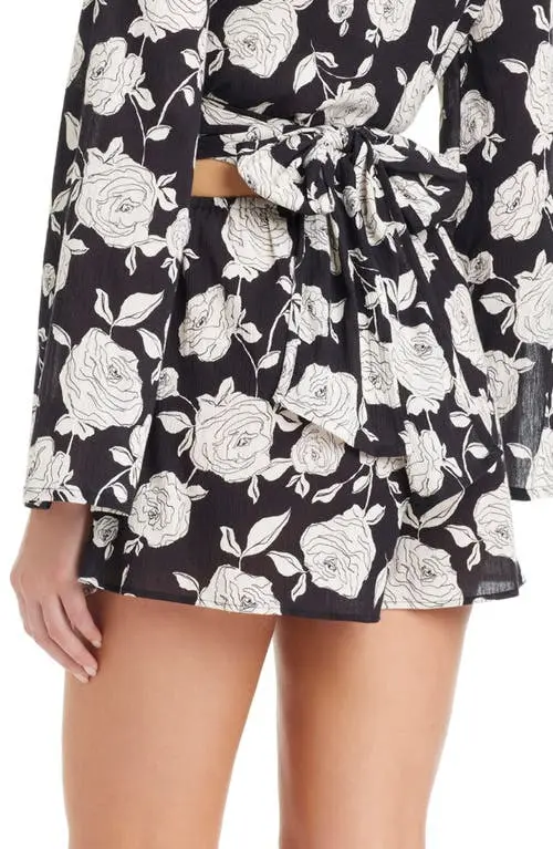 Sanctuary Faux Wrap Cover-up Skort