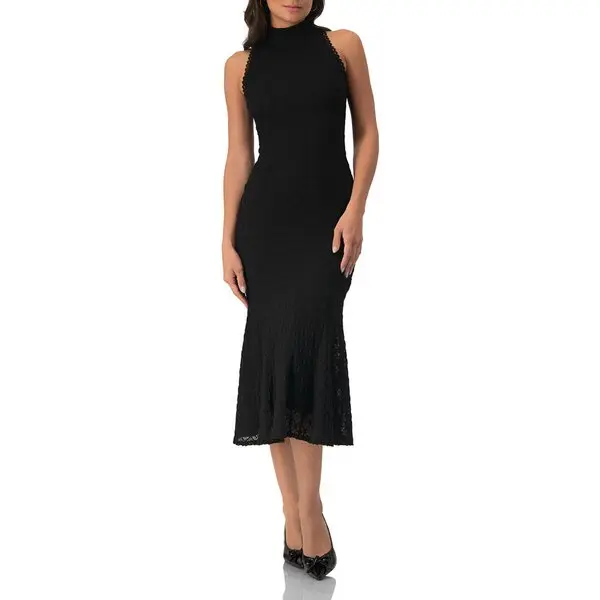 IVONNE Knitted Midi Dress
