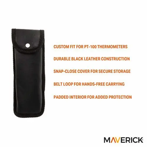 MAVERICK Protective Leather Case For Pt-100 Thermometer