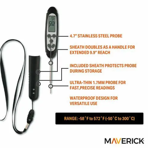 MAVERICK Fast Read Digital Probe Thermometer