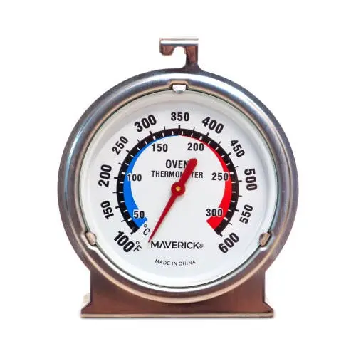MAVERICK Large Dial Oven Thermometer - Silver