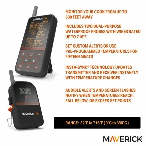 MAVERICK Extended Range Professional Wireless Thermometer