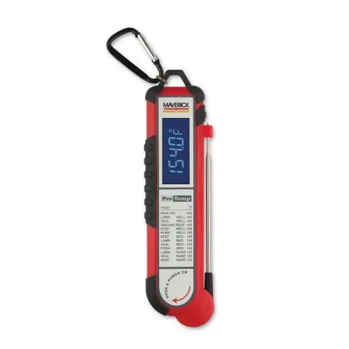 MAVERICK Pro-temp Professional Thermocouple Thermometer - Red