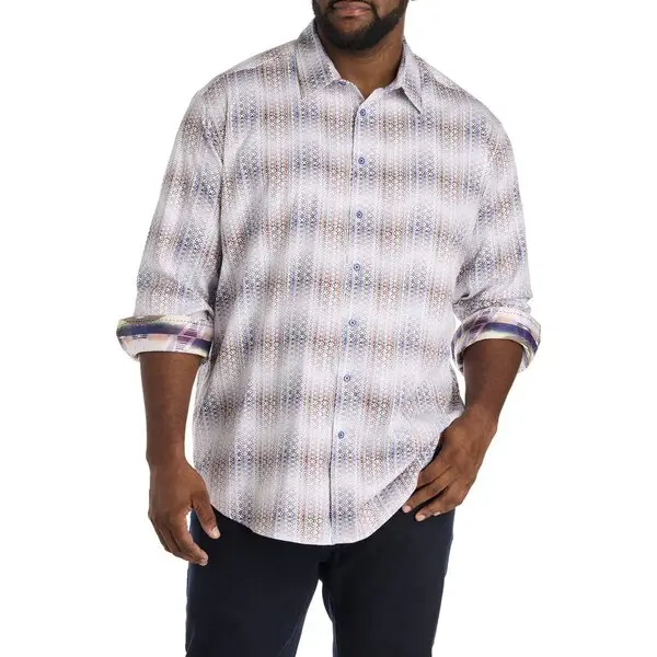Robert Graham Big & Tall Forsyth Sport Shirt - Multi