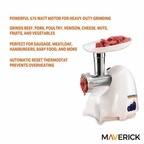 MAVERICK Deluxe 550 Watt Meat Grinder