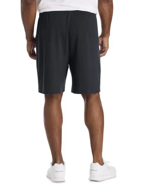 REEBOK Big & Tall Performance Textured Shorts - Black