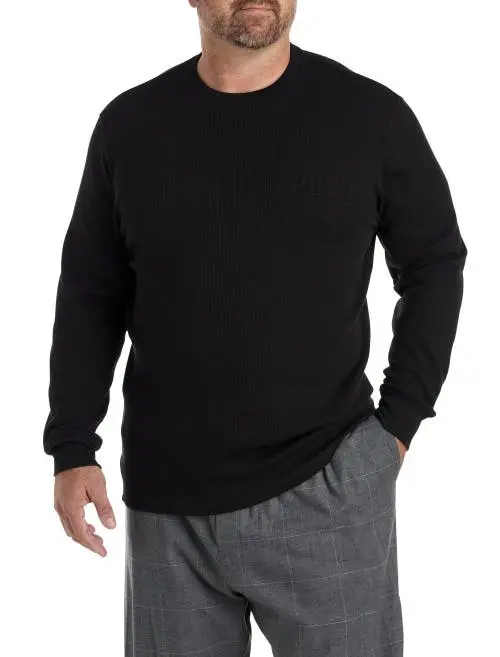 Polo Ralph Lauren Big & Tall Waffle-knit Lounge Shirt - Polo Black