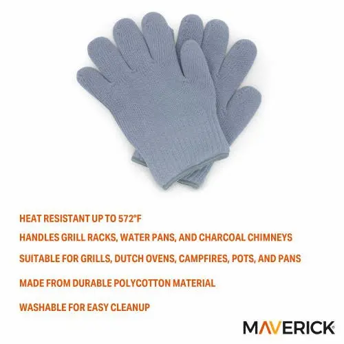 MAVERICK Heat-resistant Grill Gloves